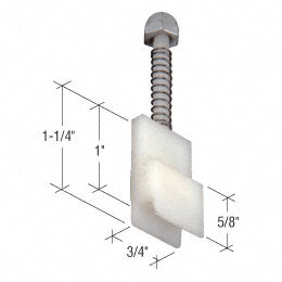 CRL Sliding Screen Door 1-1/4" Bottom Guide