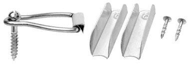 CRL Mill Window Screen Hardware Kit for 3/8" Frame - Carded