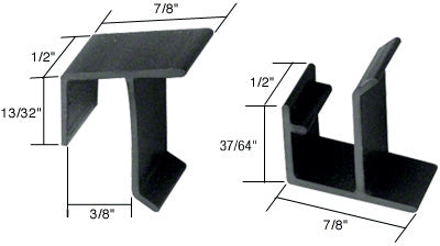 CRL Sliding Window Screen Clips For H&D - Bulk